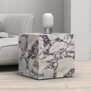 Plinth Tall Marble Table