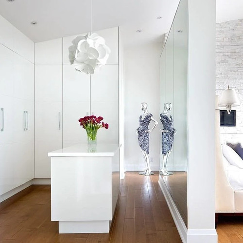 Medium Squares Pendant Light - Cool white glow
