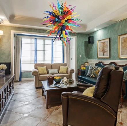 Multi Colored Modern Chandelier Lighting