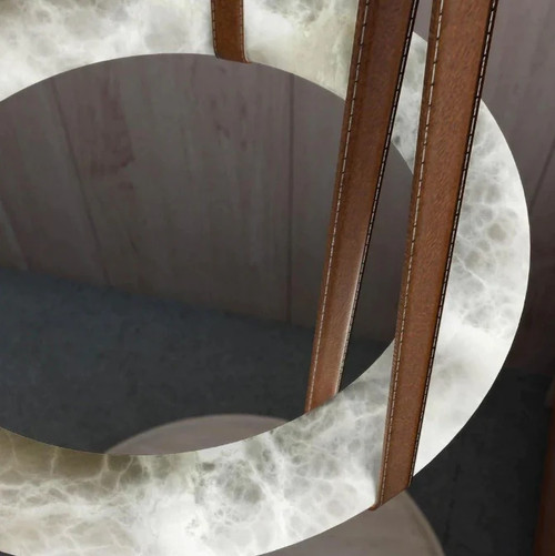 Alabaster Ring Pendant Light