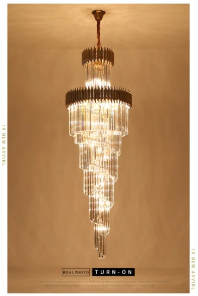 Crystal Black Designer LED Chandelier