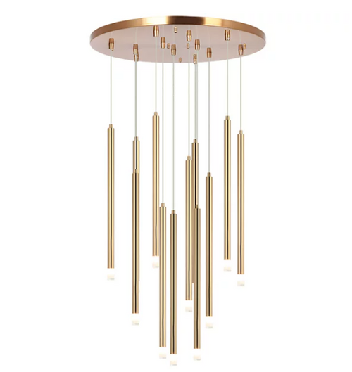 Selenite Layers Chandelier Lighting