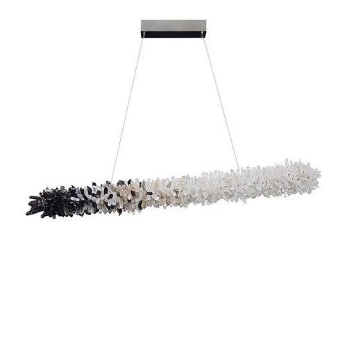 Quartz Crystal Linear Pendant Light