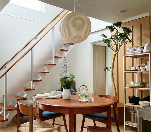 Rice Paper Round Pendant Lamp