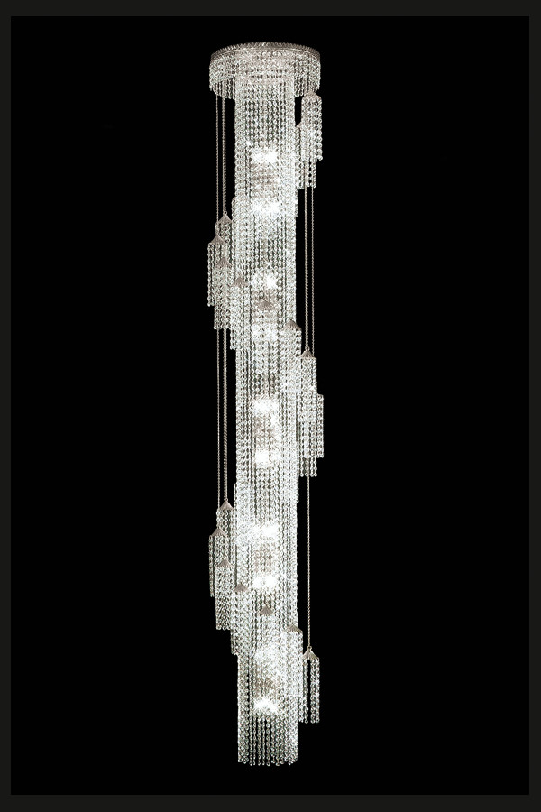 James R. Moder Contemporary Entry Chandelier