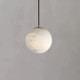 Alabaster Ball Pendant Light