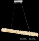 Quartz Crystal Linear Pendant Light
