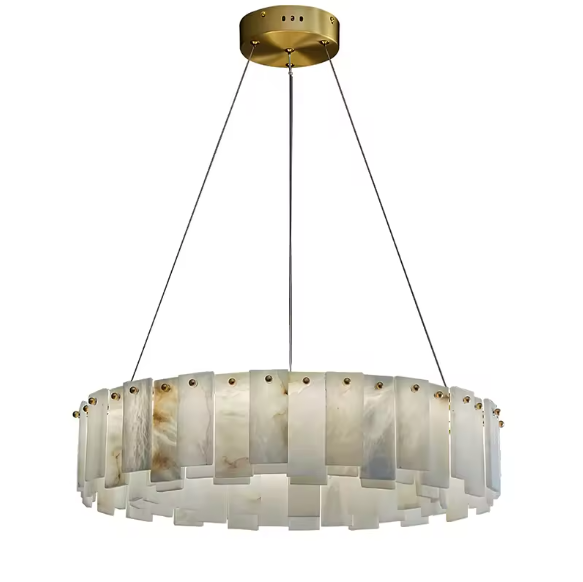 Alabaster Chandelier Light