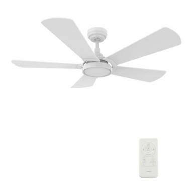 BRISA 52 inch 5-Blade Smart Ceiling Fan with LED Light Kit & Remote ...