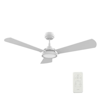 BRISA 56 inch 3-Blade Smart Ceiling Fan with LED Light & Remote Control ...