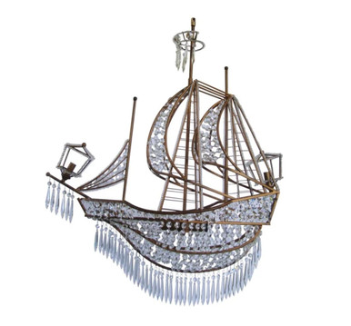 Santa Maria Crystal Boat Chandelier Lighting