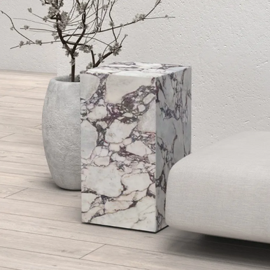 Plinth Tall Marble Table