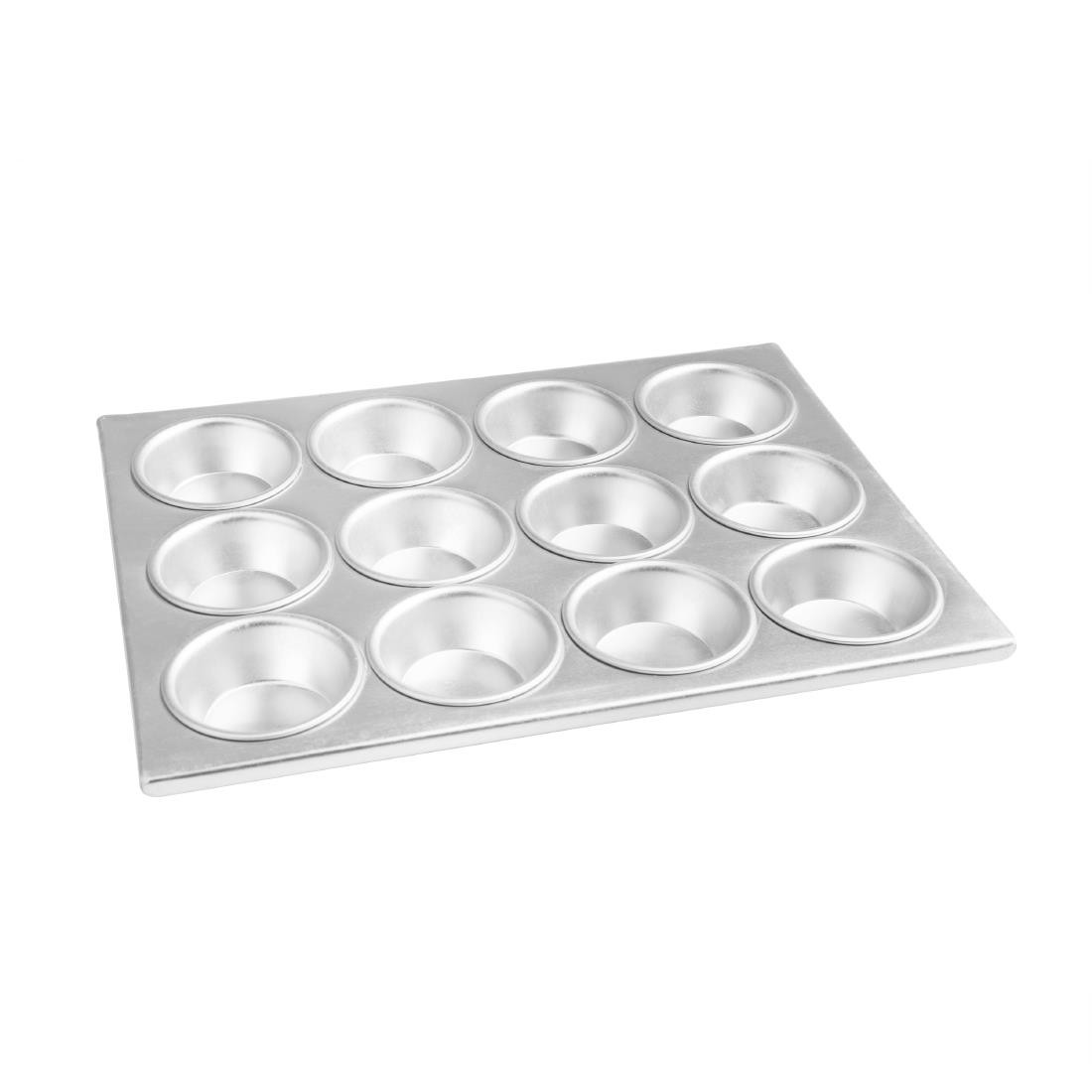 Vogue Aluminium Muffin Tray 12 Cup C561 - IPA Supplies