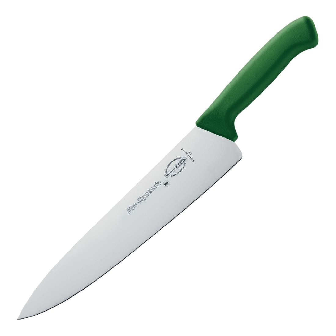 Dick Pro Dynamic HACCP Chefs Knife Green 25.5cm DL366 - IPA Supplies