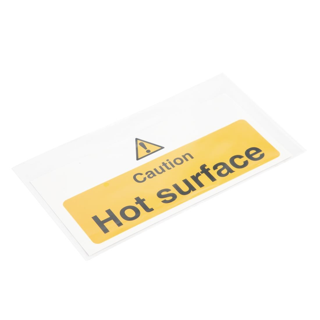 Vogue Caution Hot Surface Sign L848 - IPA Supplies