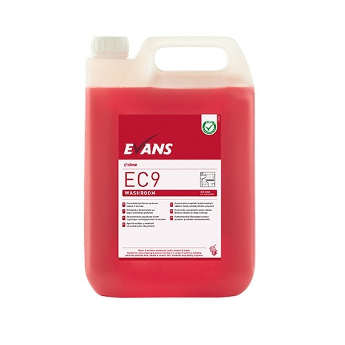 Evans E Dose EC9 Washroom Cleaner And Descaler 5Ltr - IPA Supplies