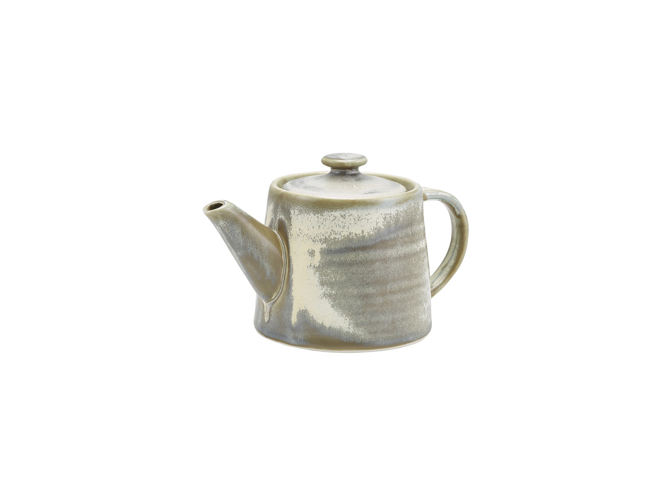 Terra Porcelain Matt Grey Teapot 50cl/17.6oz 6 Pack - IPA Supplies