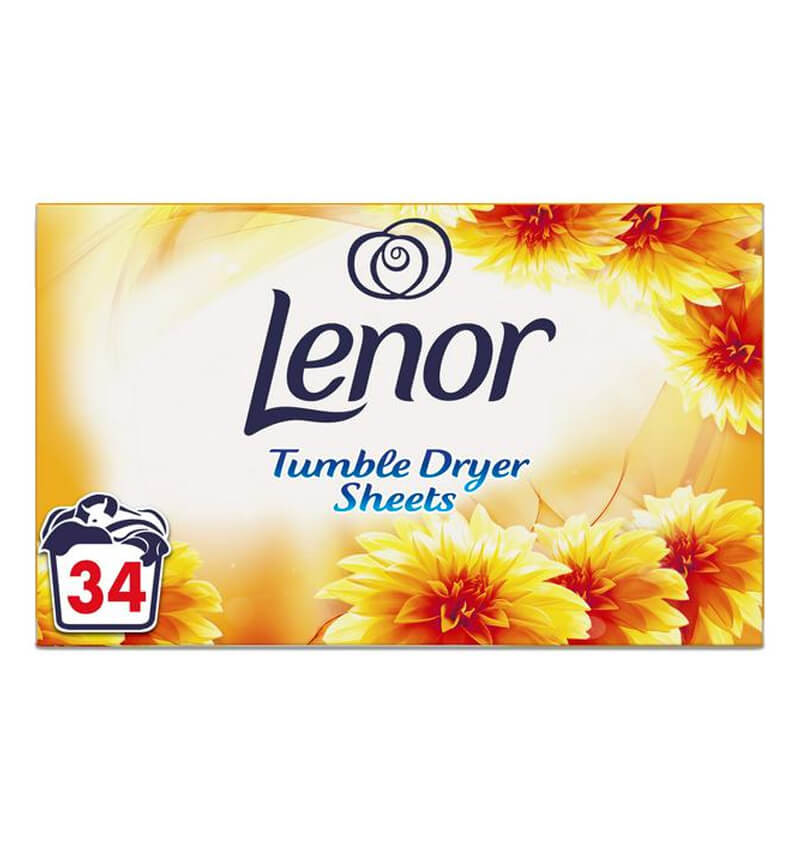 Lenor Summer Breeze Dryer Sheets 34 Sheets 12 Pack - IPA Supplies