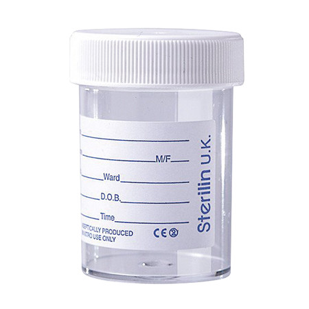 Sterilin Specimen Pot 60ml - IPA Supplies