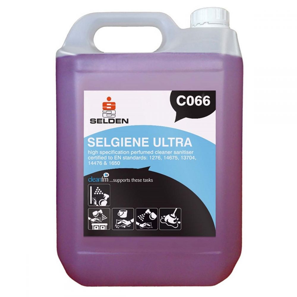 Selden C066 Selgiene Ultra Perfumed Virucidal Cleaner 5Ltr - IPA Supplies