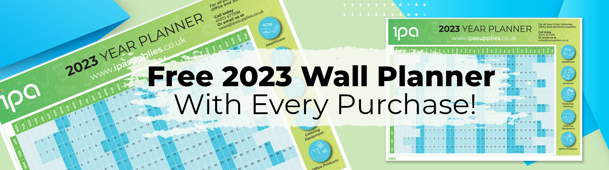 Free 2023 Wall Planner with Every Purchase! - IPA Supplies