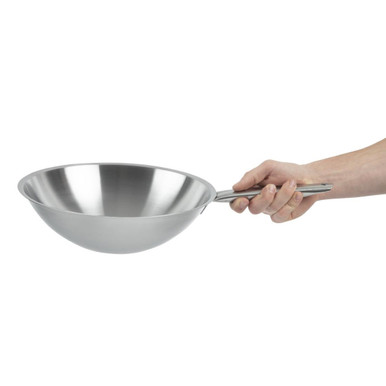 Matfer Bourgeat Tradition Ceramic Coated Wok 30cm CX544 - IPA Supplies
