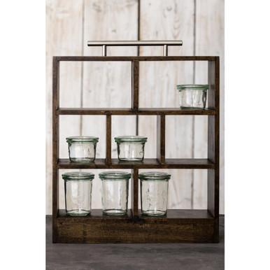 APS Hevea Wood Tea Rack GH409 - IPA Supplies
