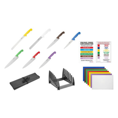 Hygiplas Colour Coded Food Safety Starter Kit SA698 - IPA Supplies