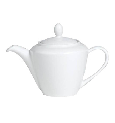 Steelite Simplicity White Teapot Harmony 31cl 11oz 6 Pack - IPA Supplies