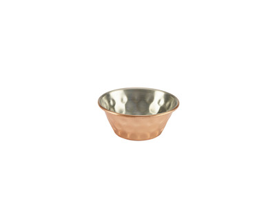 GenWare Copper Plated Hammered Ramekin 43ml/1.5oz 24 Pack - IPA Supplies