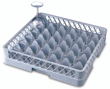 Genware 36 Compartment Glass Rack - IPA Supplies