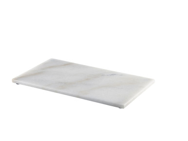 White Marble Platter 32x18cm GN 1/3 - IPA Supplies