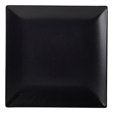 Luna Stoneware Black Square Plate 18cm/7" 6 Pack - IPA Supplies