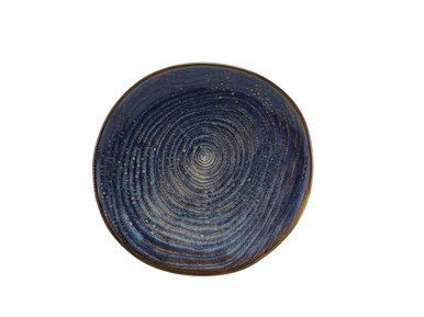 Terra Porcelain Aqua Blue Organic Plate 25cm 6 Pack - IPA Supplies