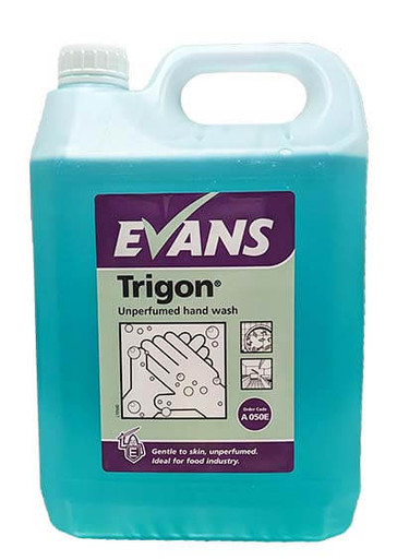 Evans Trigon Unperfumed Hand Wash 5Ltr