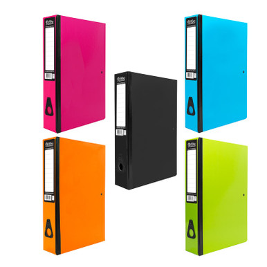 Foolscap 70mm Box File 5 Pack - IPA Supplies