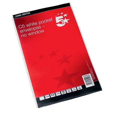 C5 Window Envelope 90Gsm White 500 Pack - IPA Supplies
