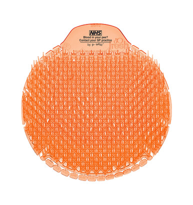 P-Wave Slant 6 Urinal Screen Mango 10 Pack - IPA Supplies