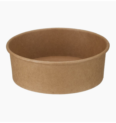 Round Kraft Takeaway Containers 500ml 300 Pack - IPA Supplies