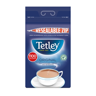 Tetley One Cup Tea Bags 1100 Pack - IPA Supplies
