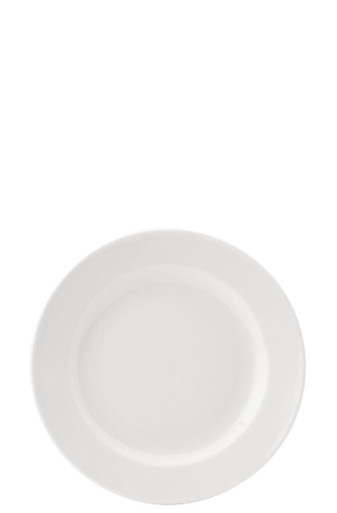 Utopia Pure White Wide Rim Plate 6.75 Inch 17cm 24 Pack - IPA Supplies