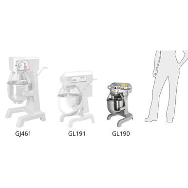 Buffalo 9Ltr Countertop Planetary Mixer GL190 - IPA Supplies