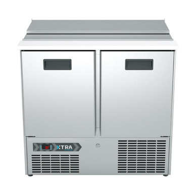 Foster Two Section XTRA Saladette Counter Fridge St/St Ext/Int XRS-2H ...