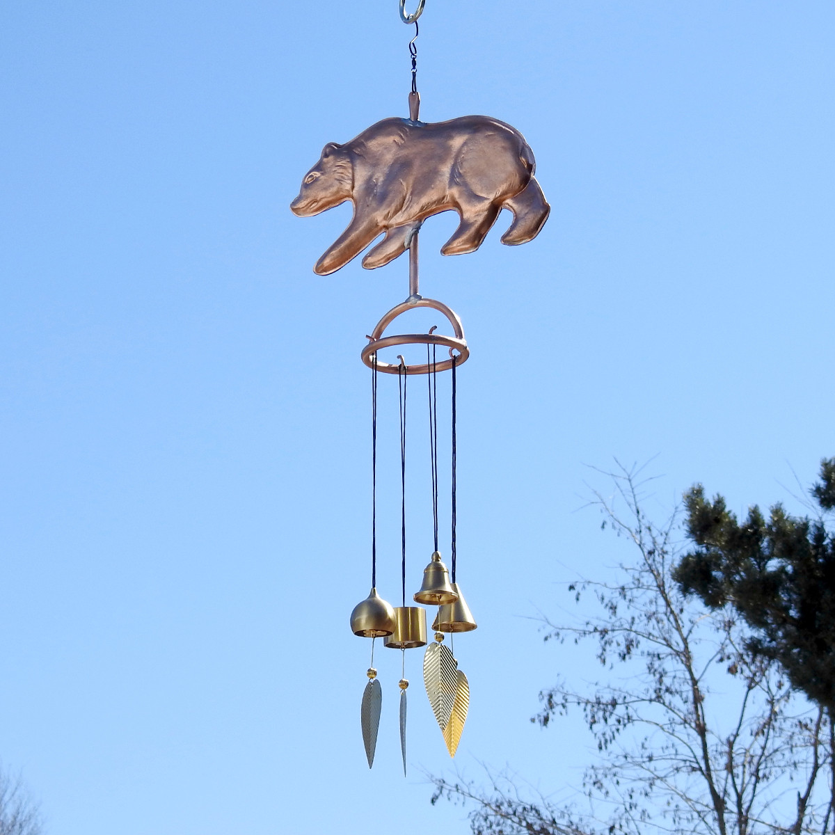 Bear Wind Chime - Made in USA