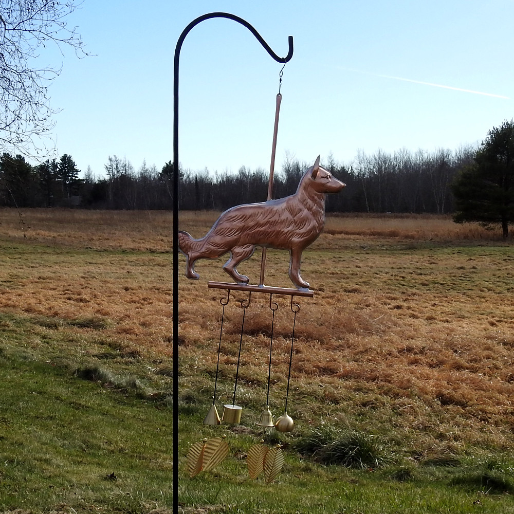 German Shepherd Wind Chime - Made in USA