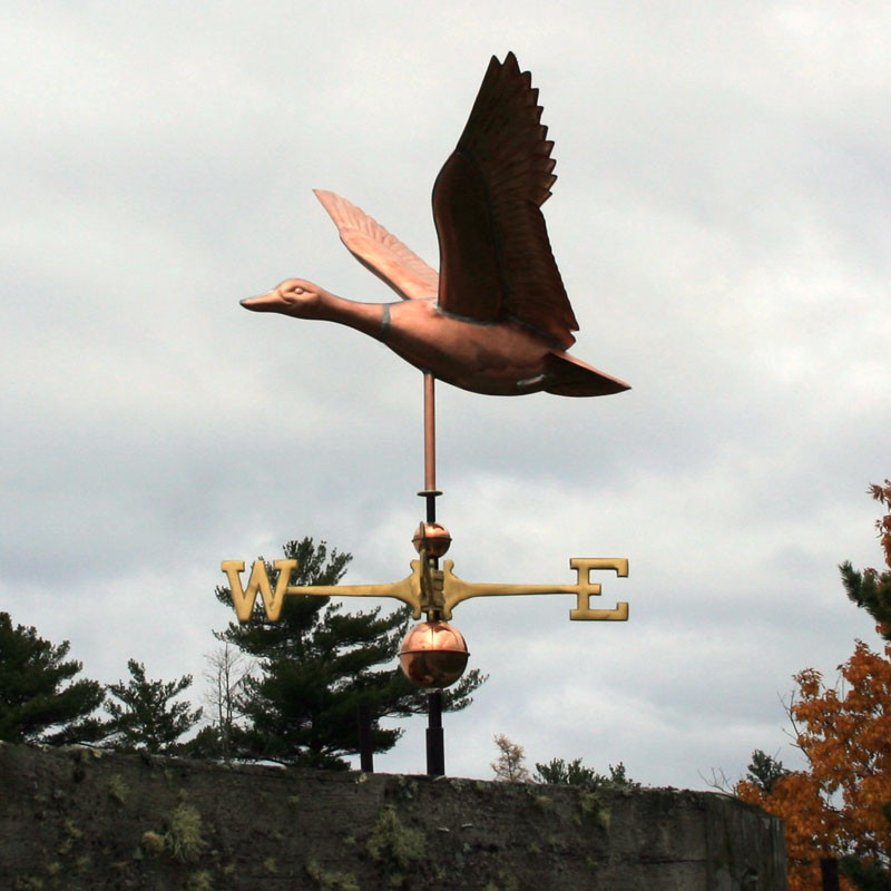 Duck Weathervane - Handmade in USA - Duck Weatheranes