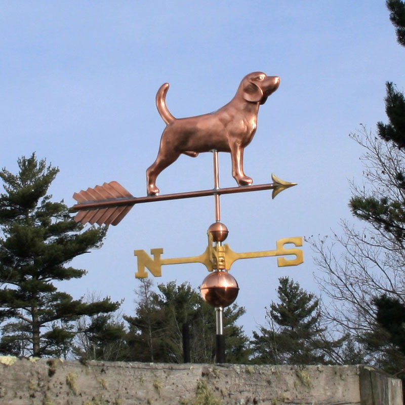 Beagle/Dog Weathervane - Handmade in USA - Weathervanes