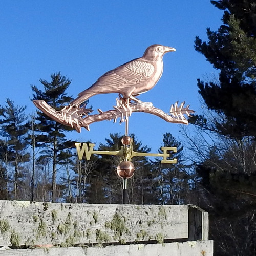 Large Crow Weathervane - Handmade in USA