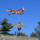 Fox Weathervane - Handmade in USA - Fox Weathervanes