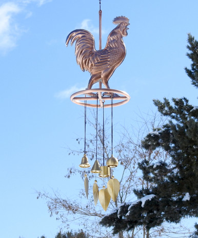 Rooster Wind Chime - Made in USA